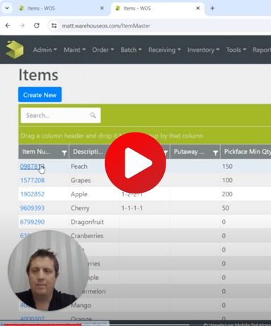 Tutorial - Item Aliases - Warehouse OS