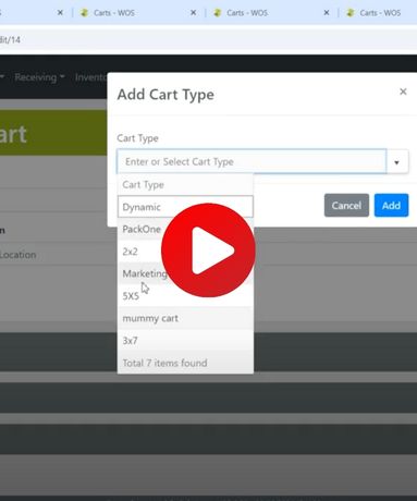 Tutorial - Setting Up Carts & Cart Types In WarheouseOS - Warehouse OS