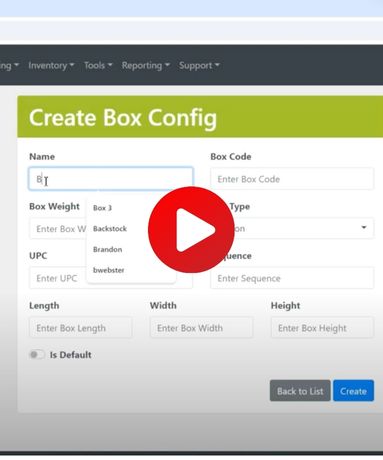 Tutorial - Shipping Box Configurations - Warehouse OS